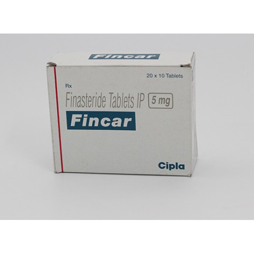 Buy Fincar Finasteride Oral tablets 5mg Cipla Pack of 1x10