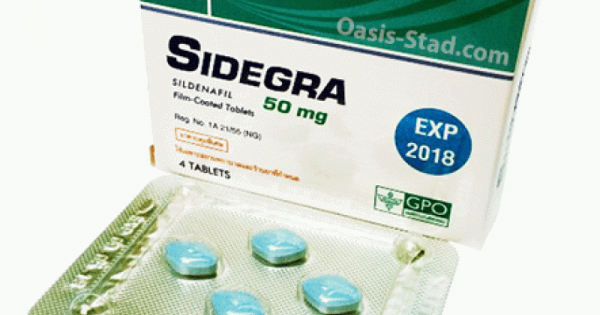 Sidegra,50mg ,20 Tabs, GPO,Sildenafil Citrate,Erectile Dysfunction