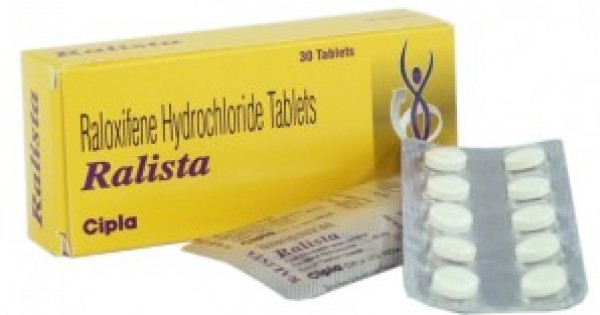 Ralista Raloxifene Oral tablets 60mg Cipla Pack of 1x10